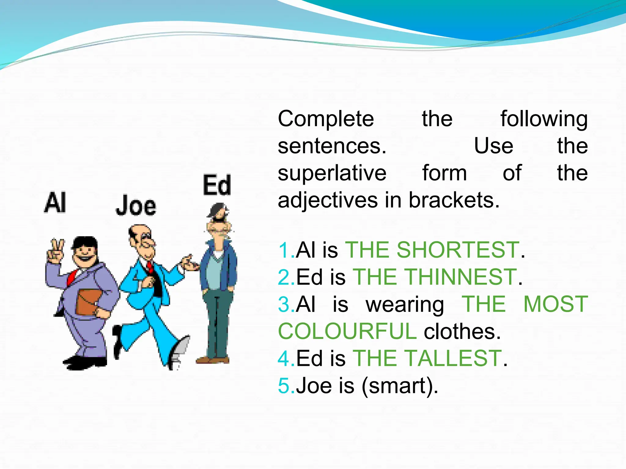 COMPARATIVE & SUPERLATIVE ADJECTIVES.pptx