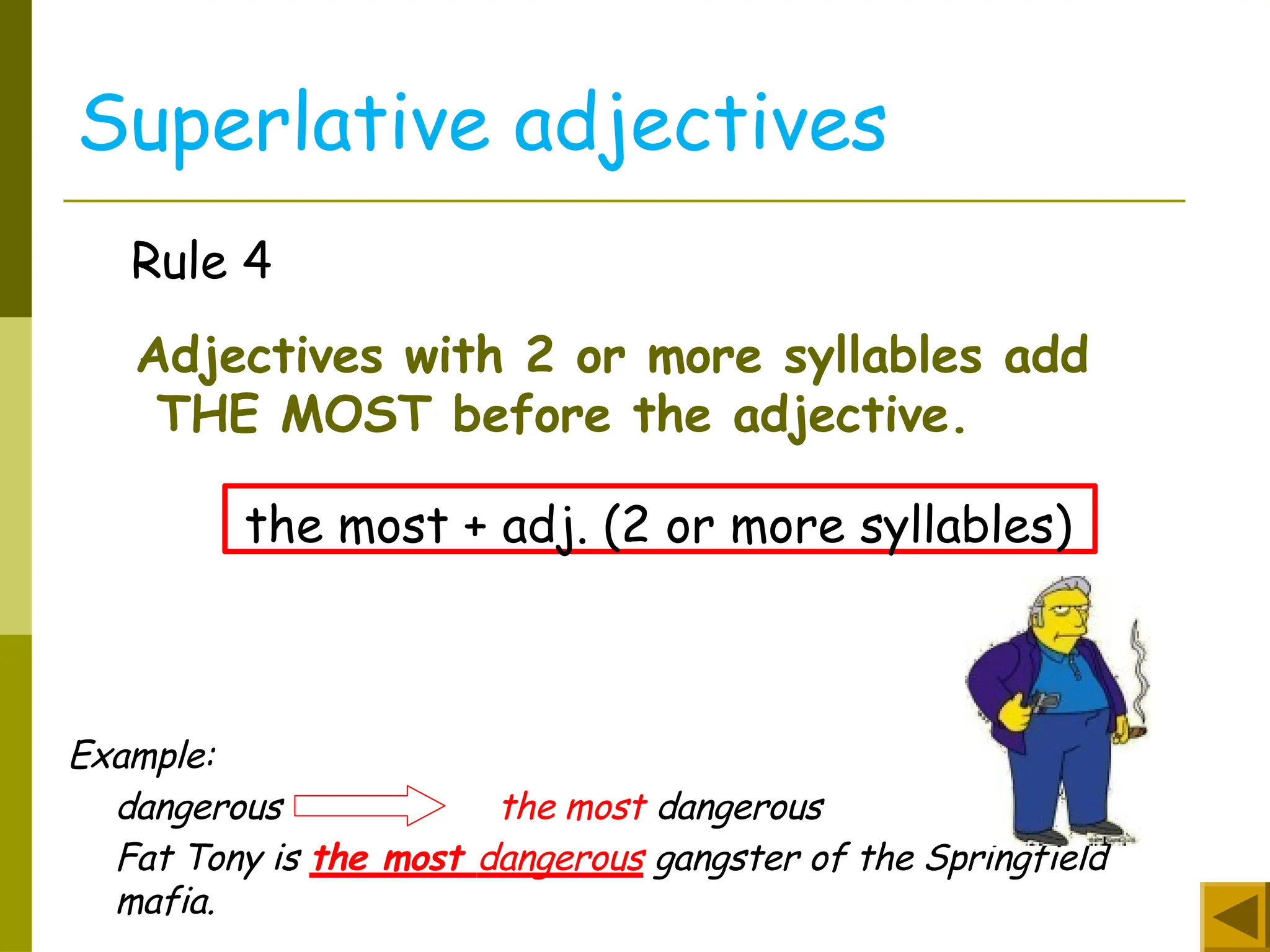 Comparative Superlative como se usan class ingles | PPT