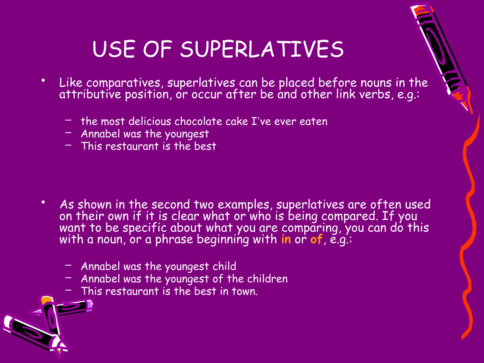 comparative and superlative adjectives adverbs | PPT