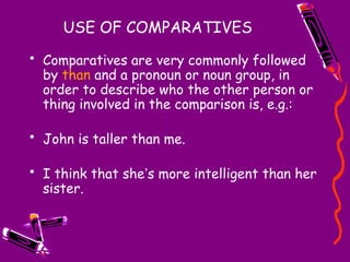 comparative and superlative adjectives adverbs | PPTX