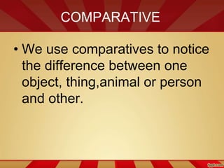 Comparative superlatives | PPT