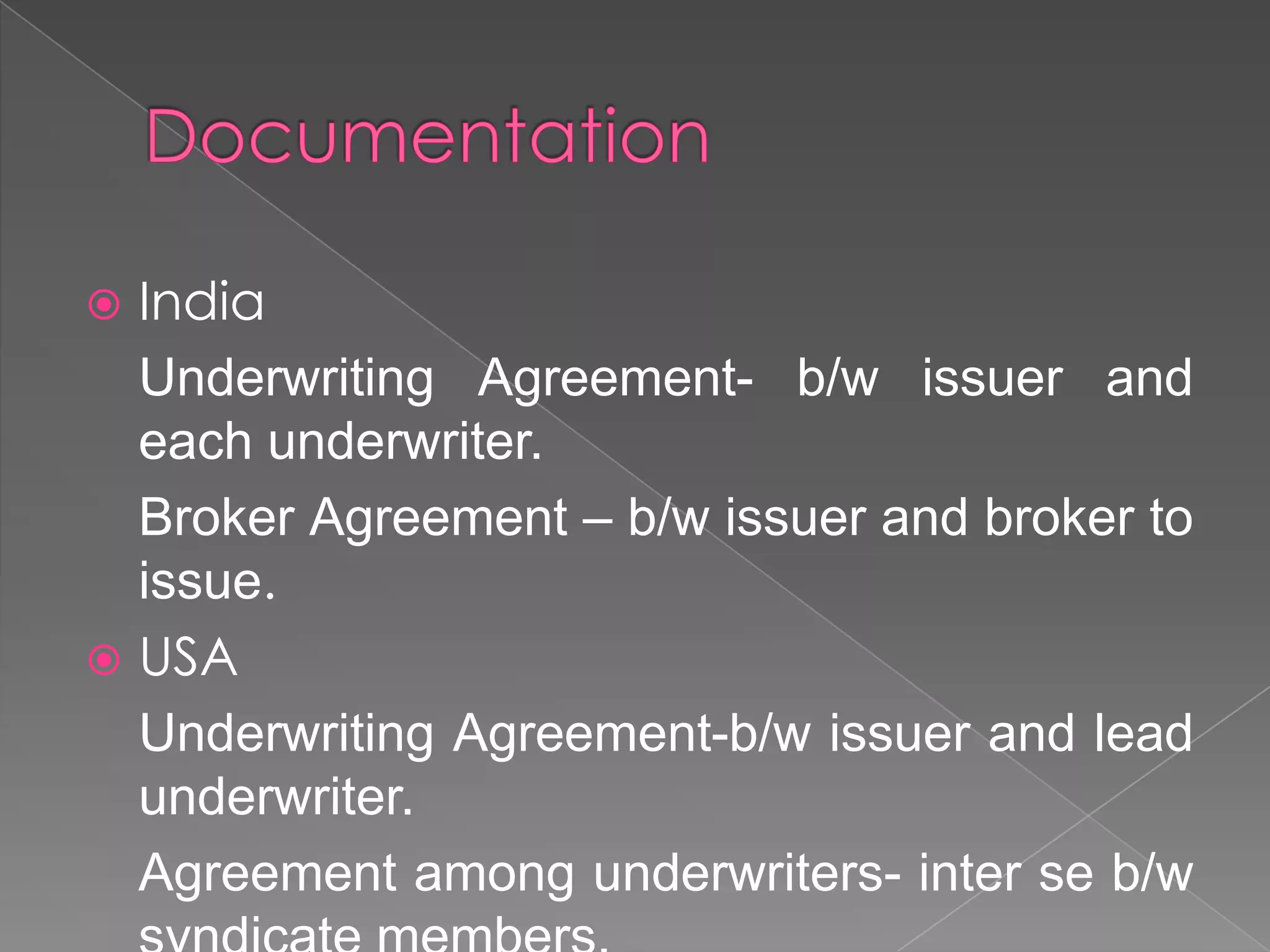 Comparative table of indian and usa models of underwriter | PPTX