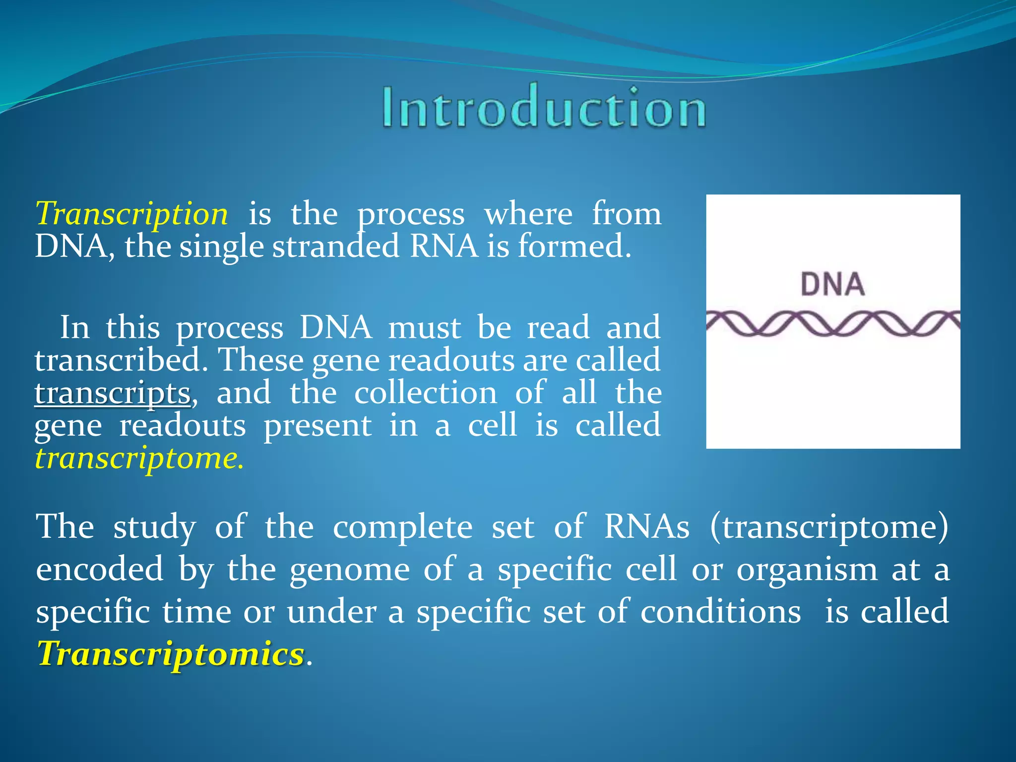 Comparative transcriptomics | PPTX