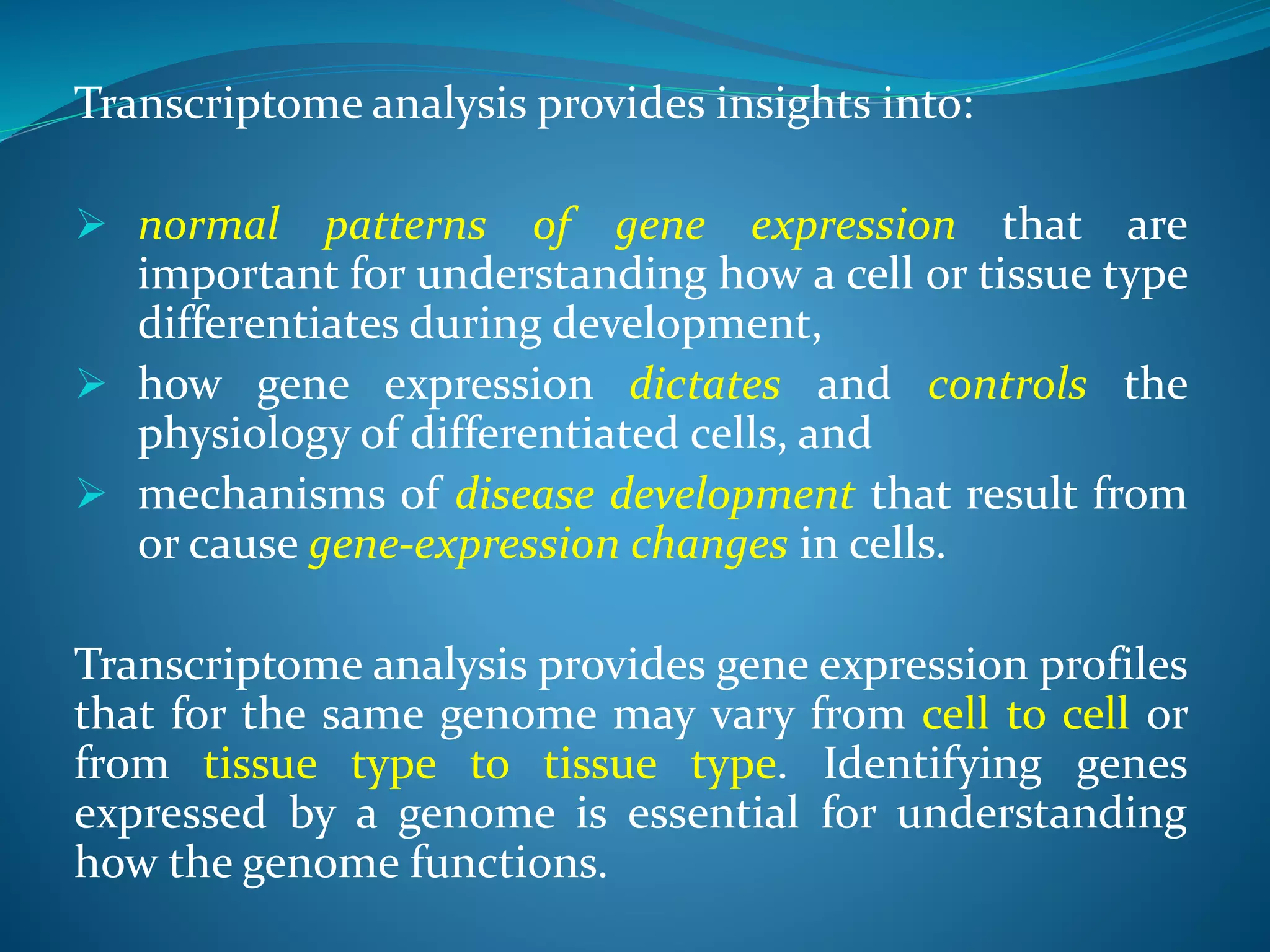 Comparative transcriptomics | PPTX