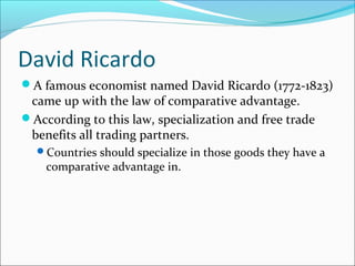 Comparative vs absolute advantage | PPT