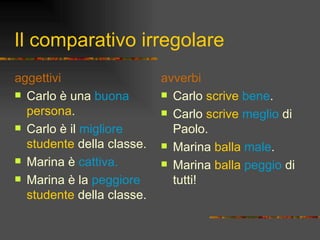 Comparativi In Italiano | PPT