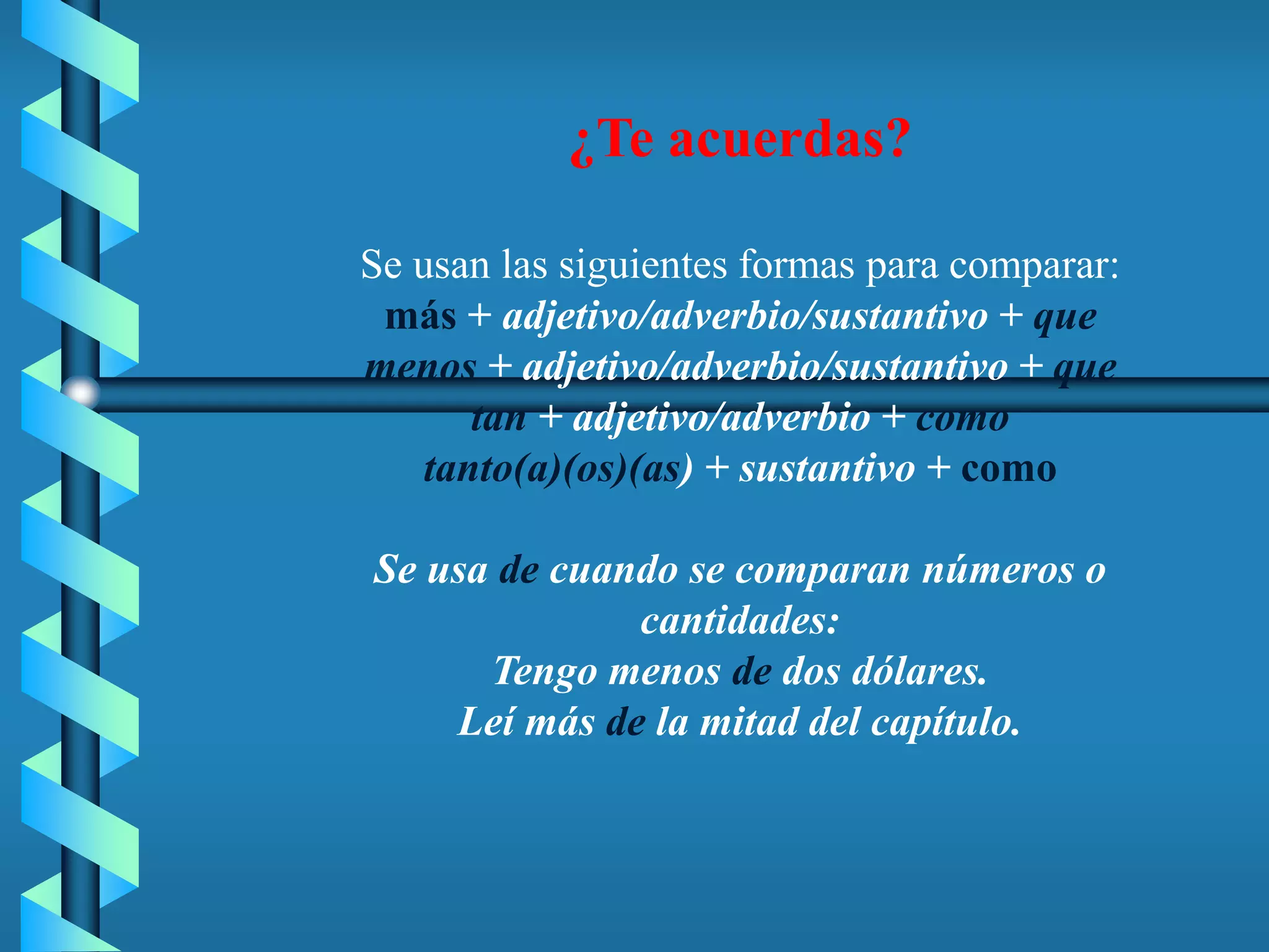 Comparativos y-superlativos-y-el-advervio | PPT