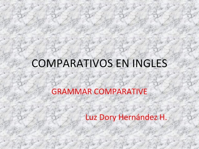 Comparativos en ingles | PPT