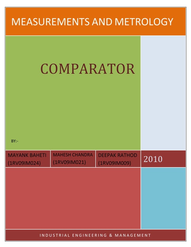 Comparators | PDF