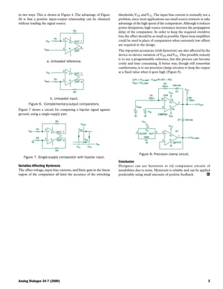 Comparators | PDF