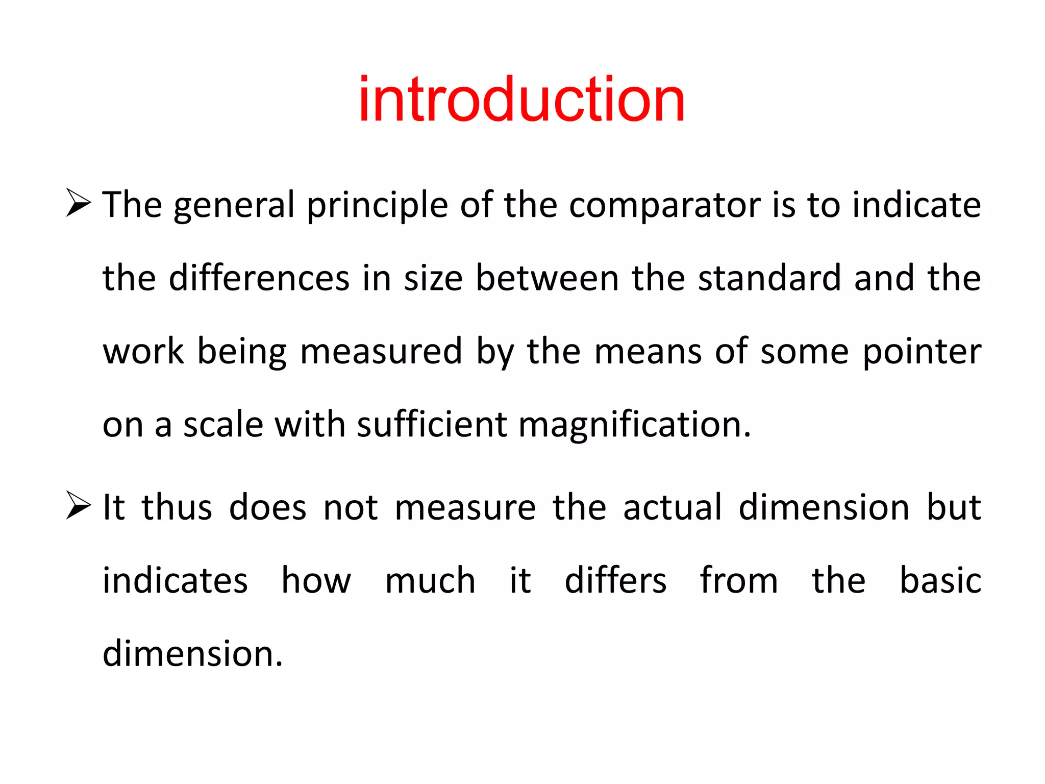 Comparators ppt | PPTX