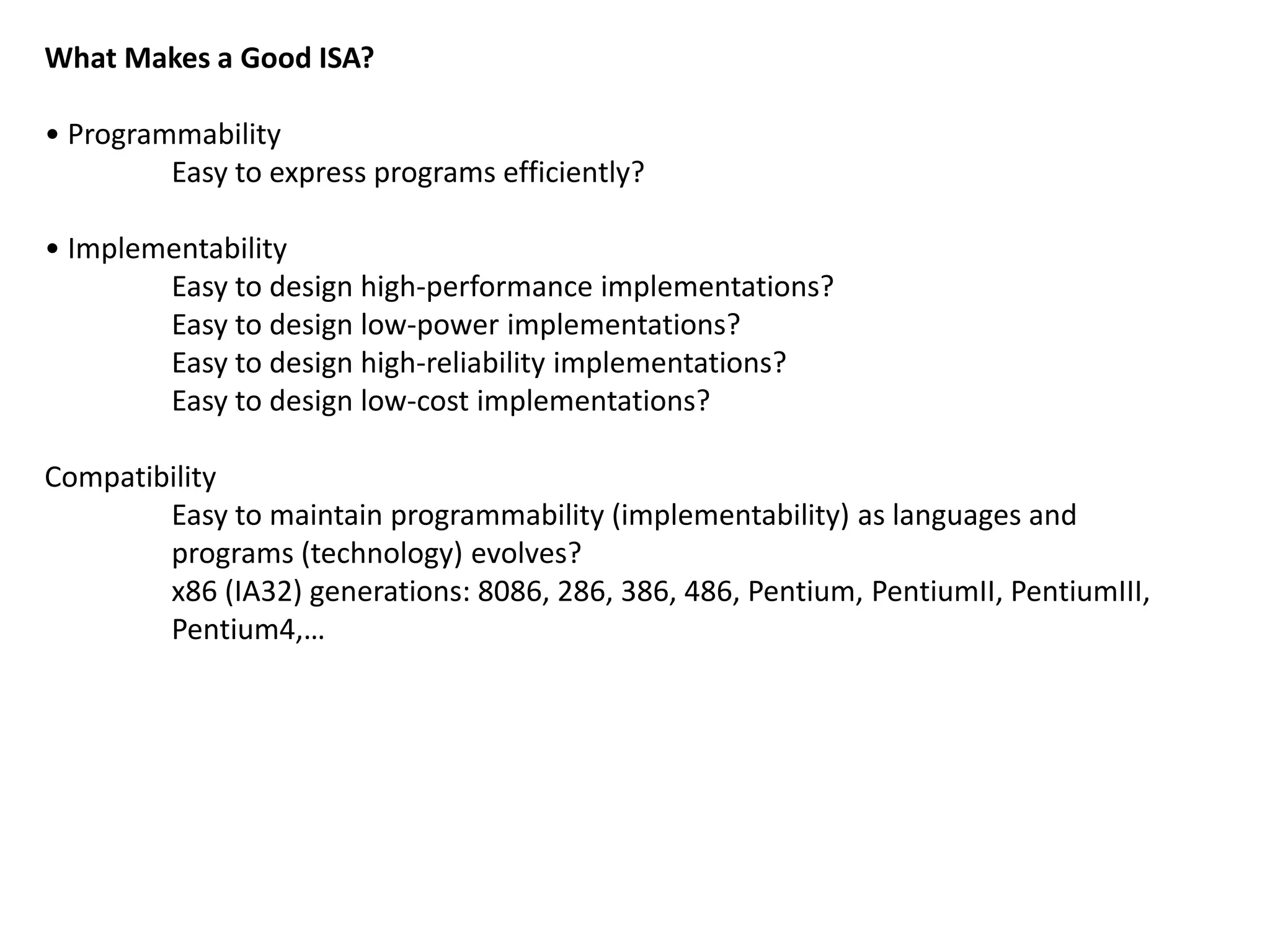 adders/subtractors, multiplexers, intro to ISA | PPTX | Programming Languages | Computing