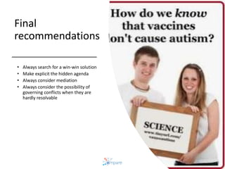 Compare conflicts | PPT