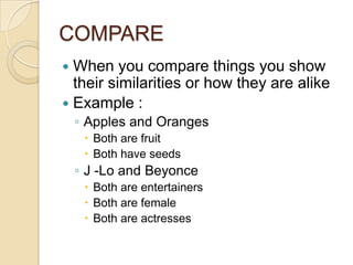 Compare.contrast | PPTX | Gardening | Home & Garden
