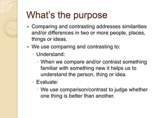 Compare.contrast | PPTX | Gardening | Home & Garden