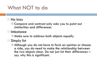Compare Contrast | PPT