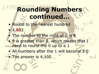 Compare, Order, and Round Whole Numbers | PPT