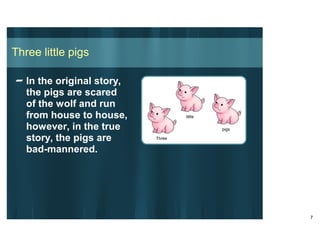 Compare 3 little_pigs_stories | PPT