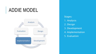Compare addie vs dick and carey model | PPT