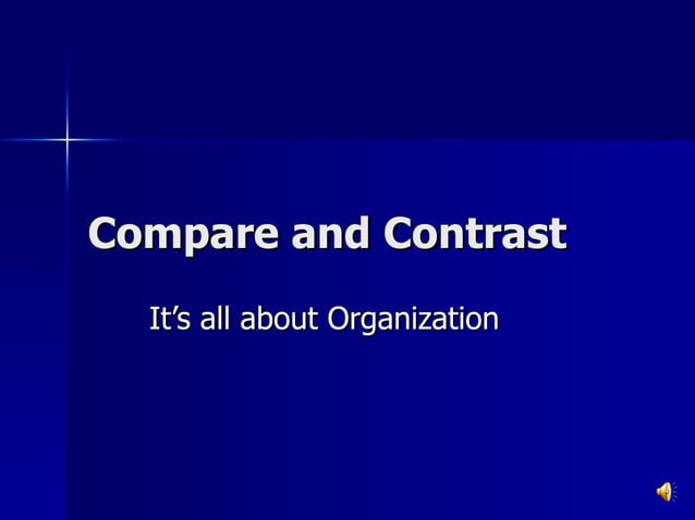 Compare And Contrast1 | PPT