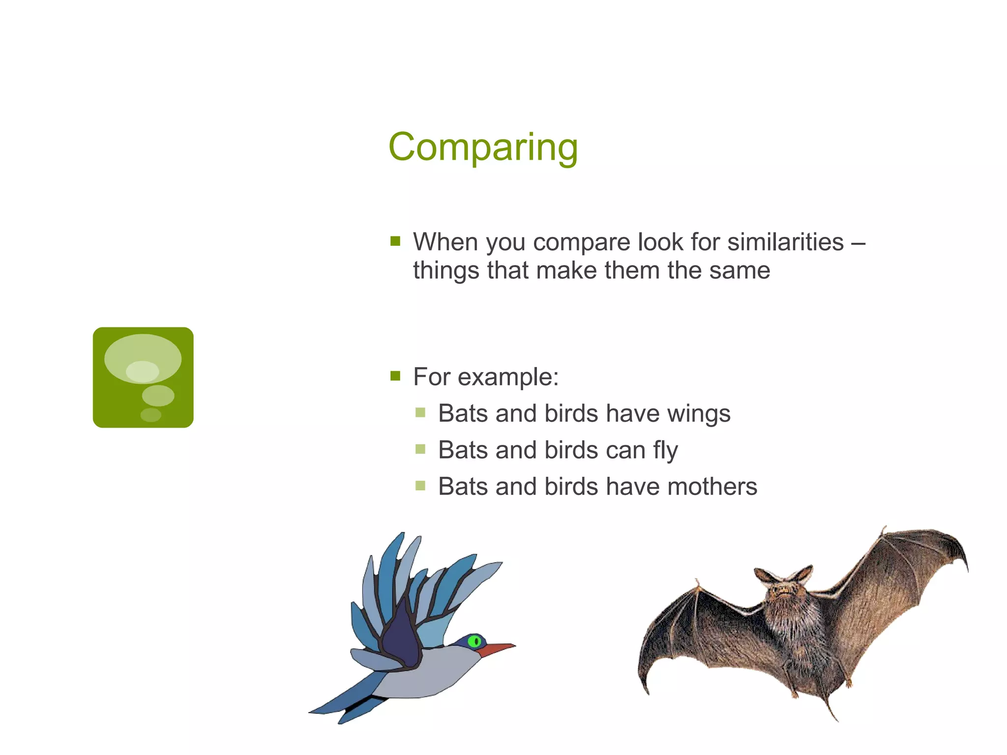 Compare and contrast | PPT