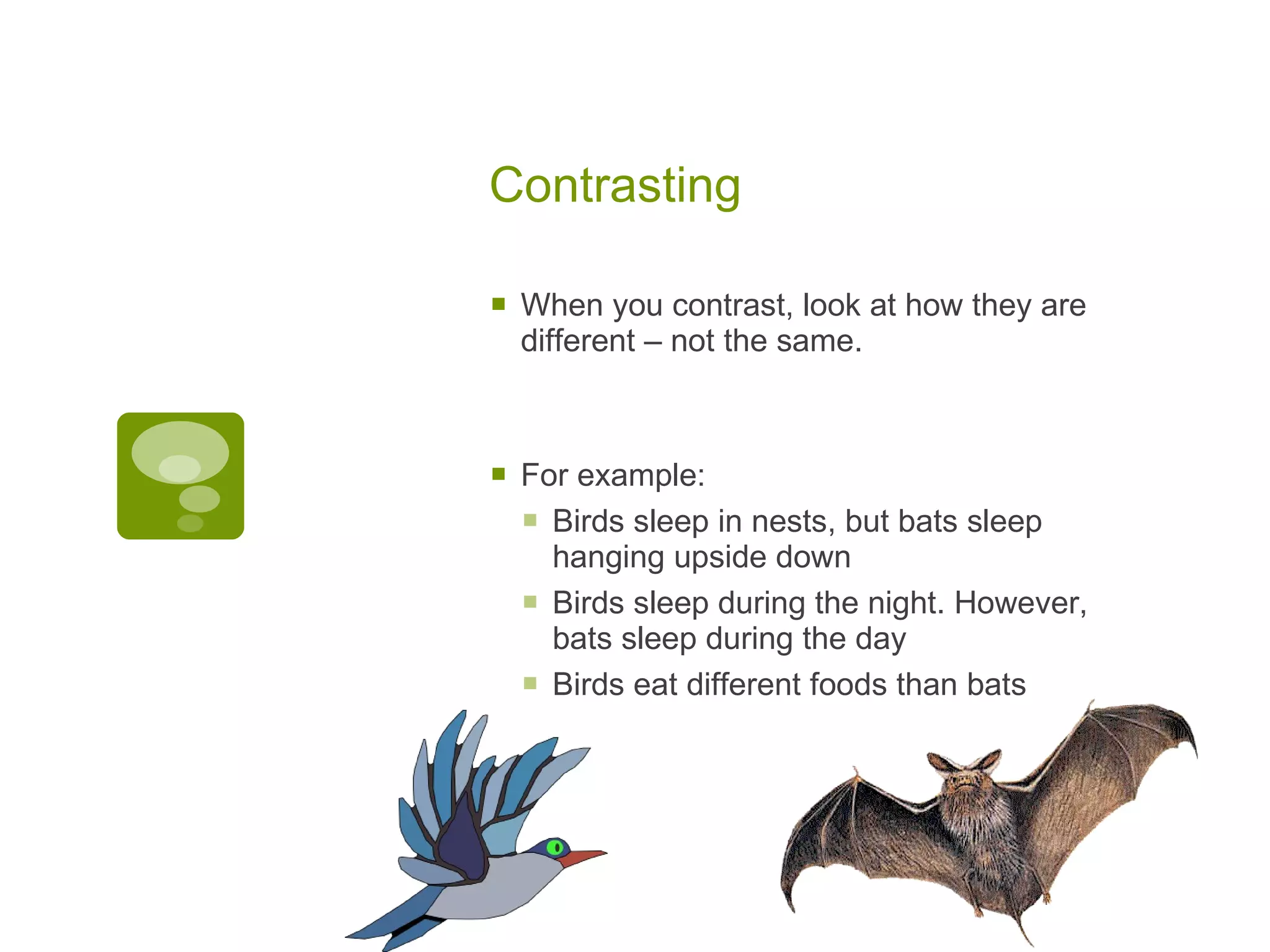 Compare and contrast | PPT