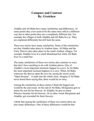 Compare and contrast- | PDF