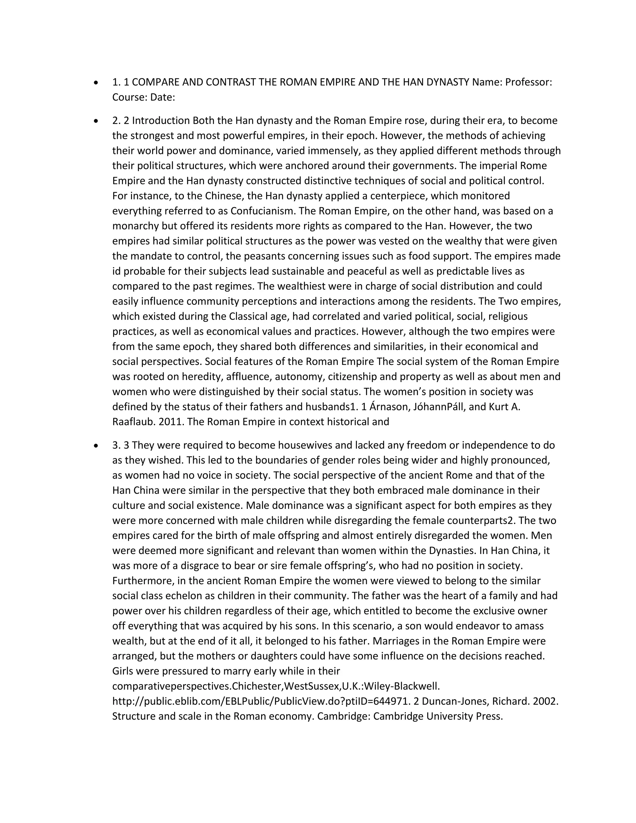 Compare and contrast | DOCX