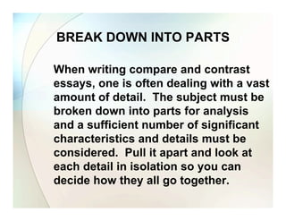Compare and Contrast Essay by Anne Garett | PDF