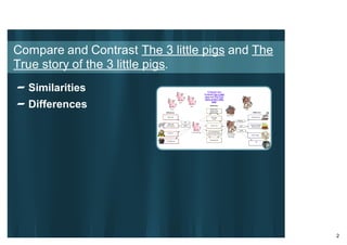 Compare and contrast 3 little pigs | PDF