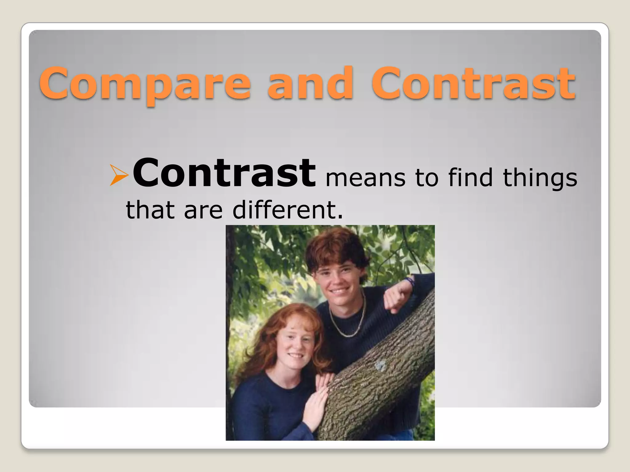 Compare and contrast for Fifth Grade | PPTX