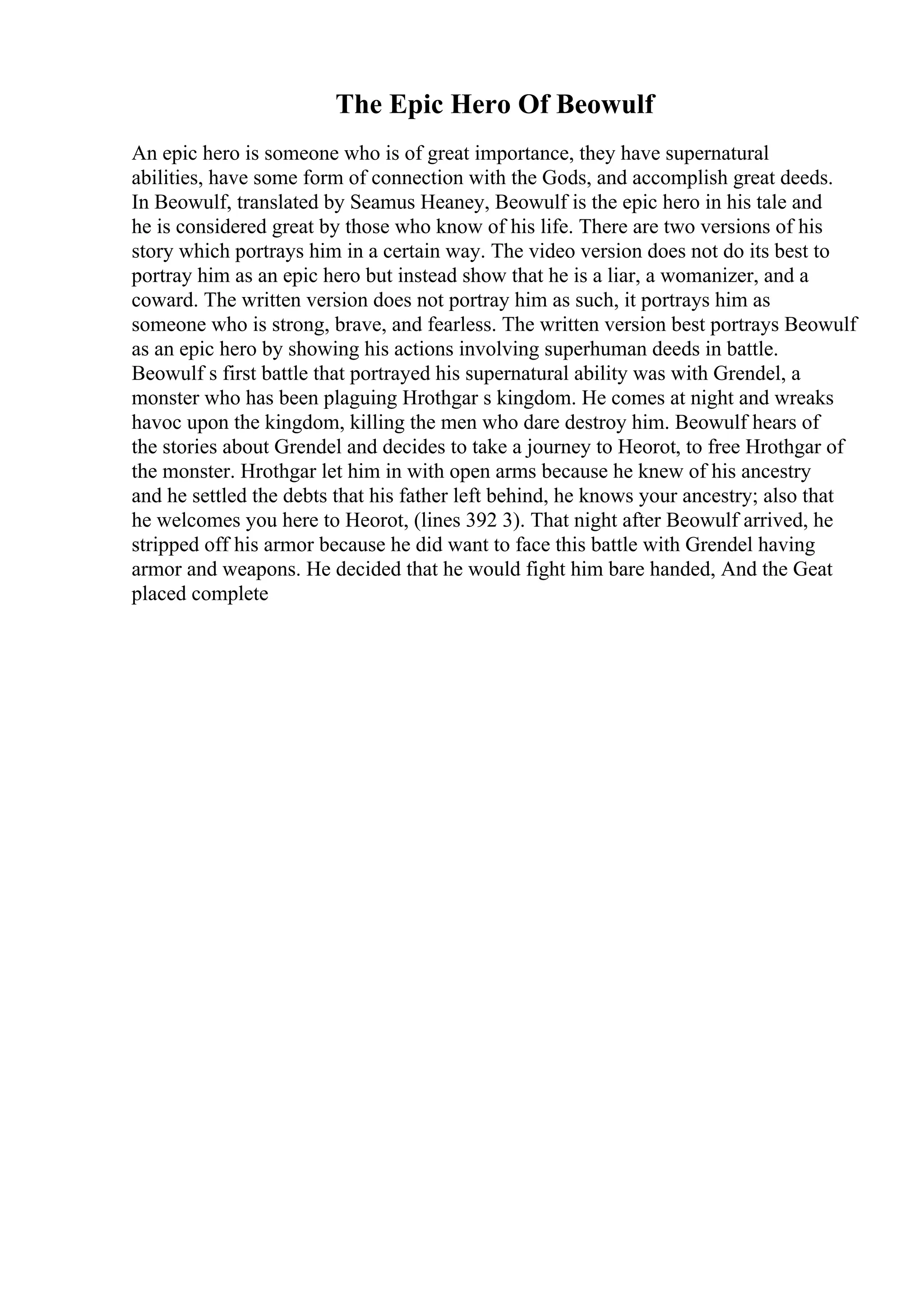 Compare And Contrast Argumentative Essay | PDF