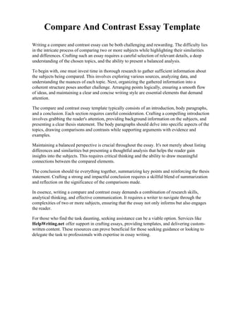 Compare And Contrast Essay Template.pdf