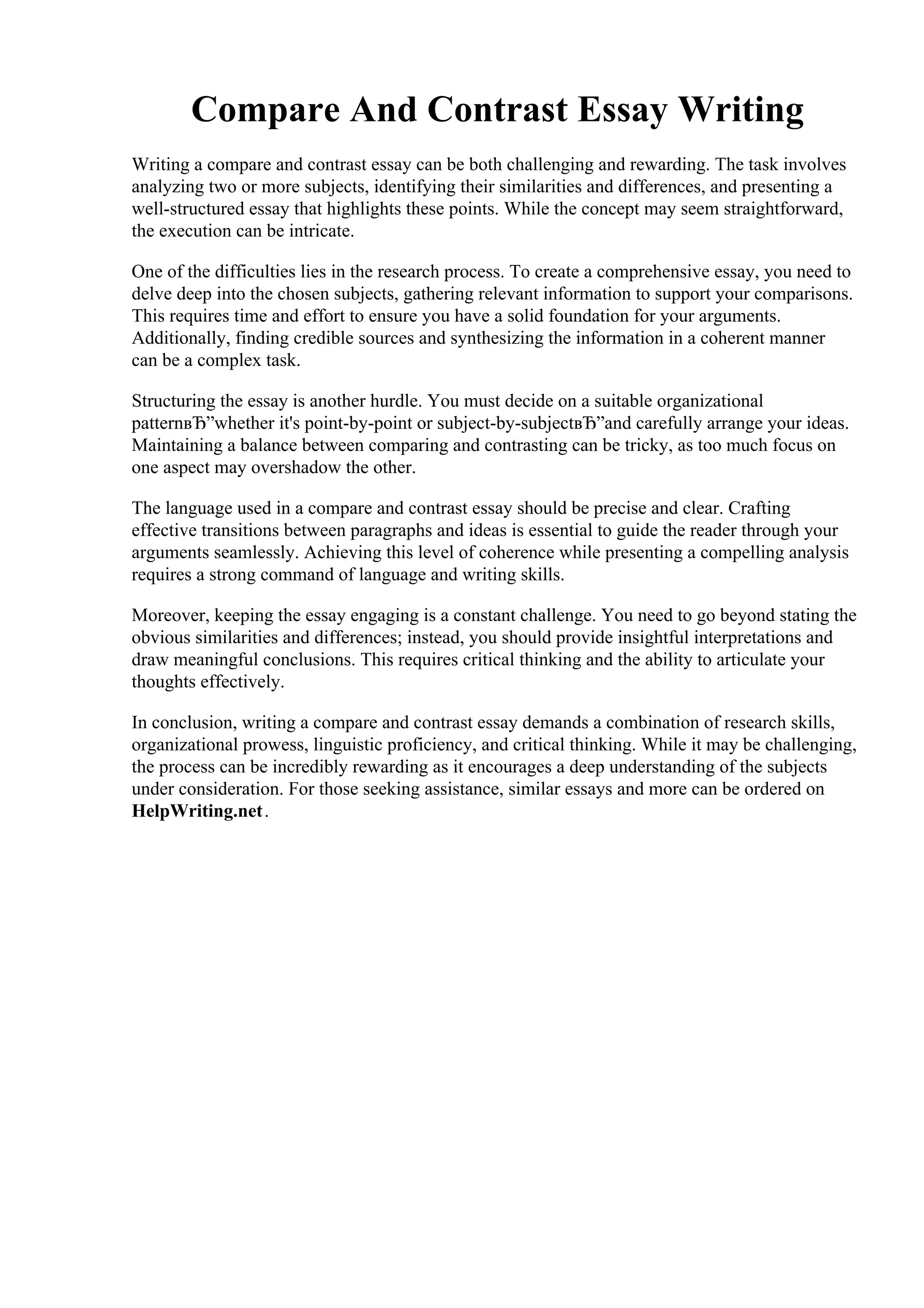 Compare And Contrast Essay Writing.pdf