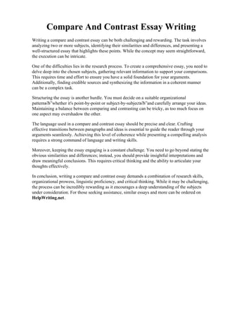 Compare And Contrast Essay Writing.pdf