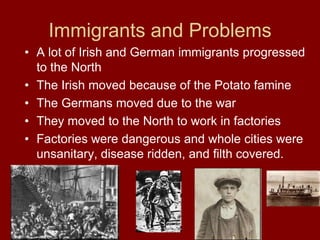 Compare and contrast life in the north and | PPT