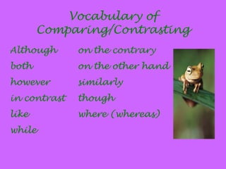 Compare and contrast powerpoint | PPT