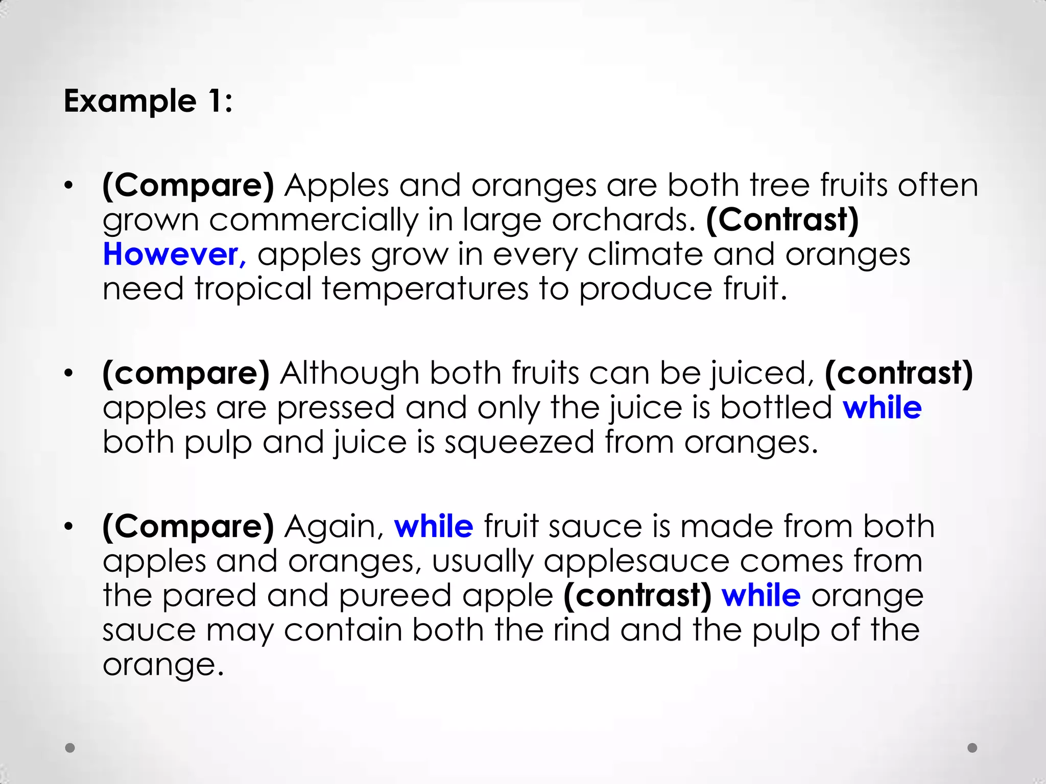 Compare and contrast | PPTX