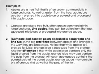 Compare and contrast | PPTX
