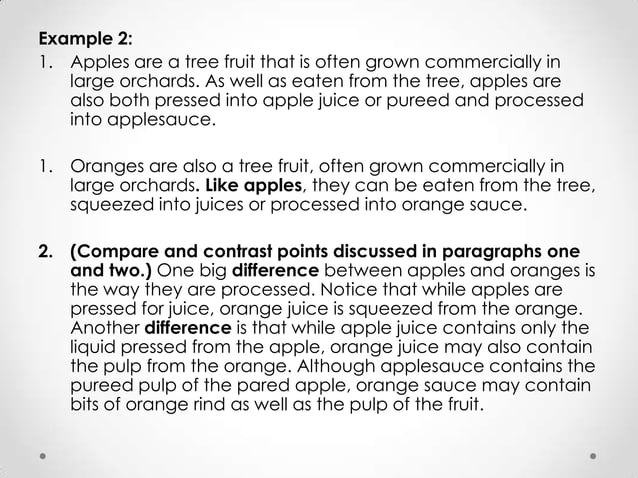 Compare and contrast | PPTX