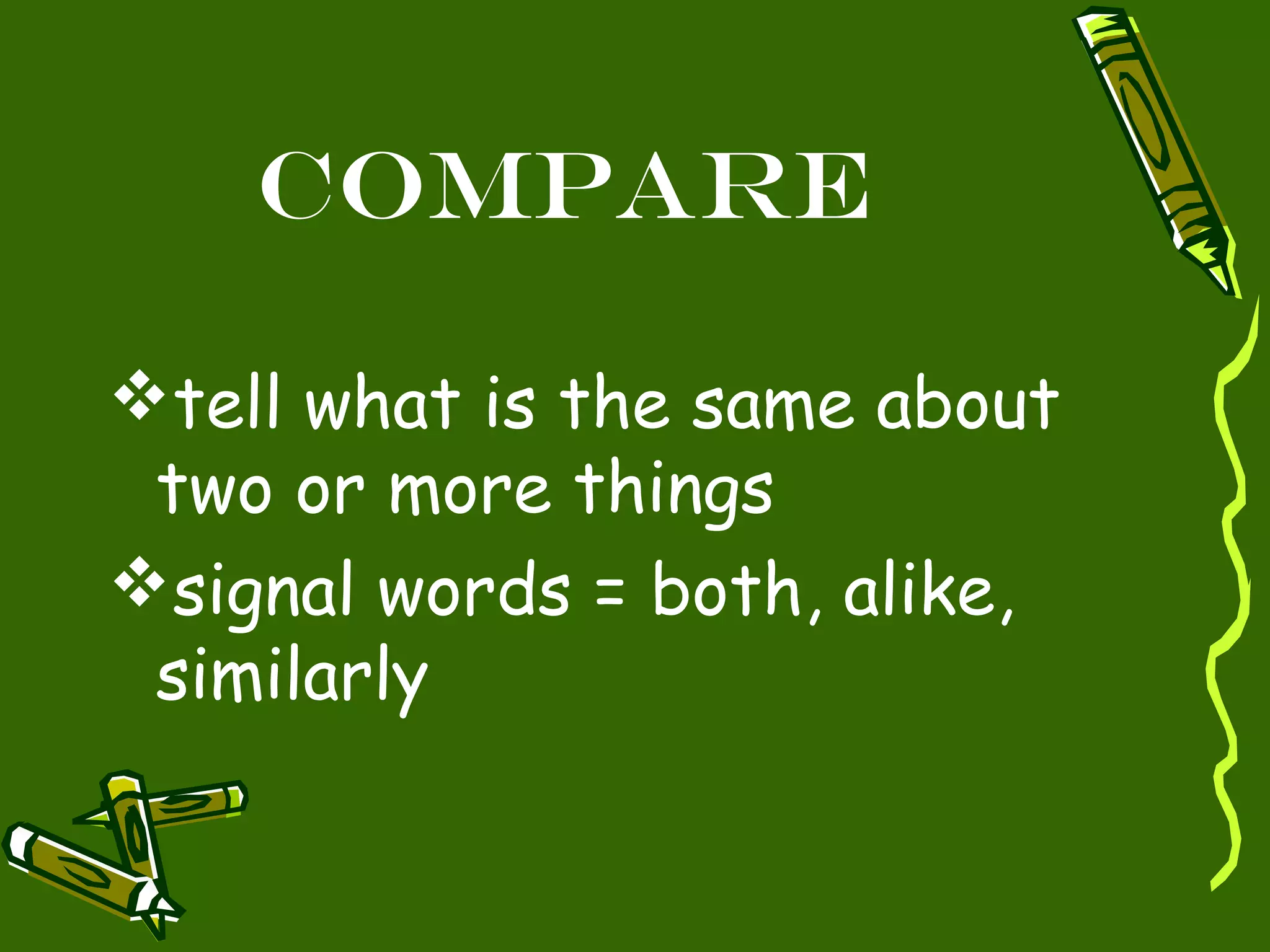 Compare and contrast_ppt | PPT