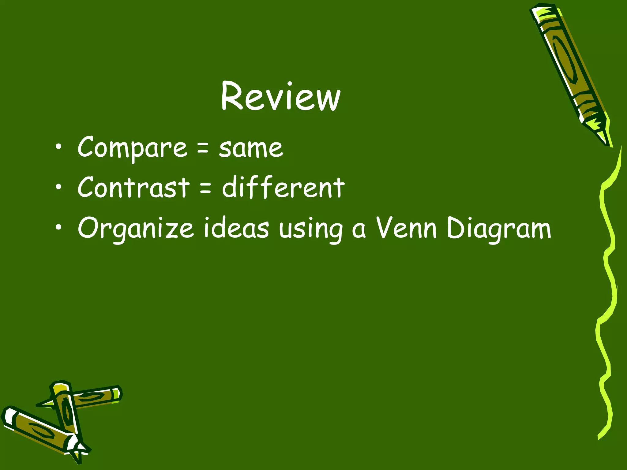 Compare and contrast_ppt | PPT