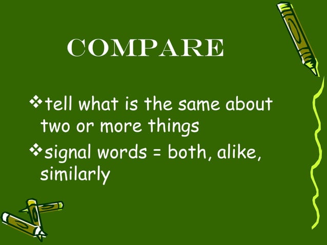 Compare and contrast_ppt | PPT
