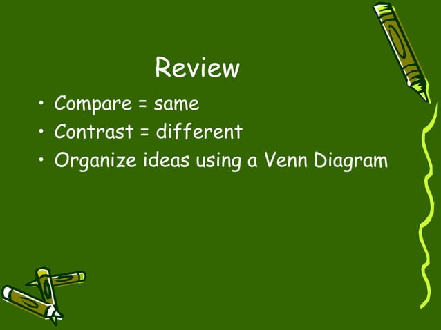 Compare and contrast_ppt | PPT
