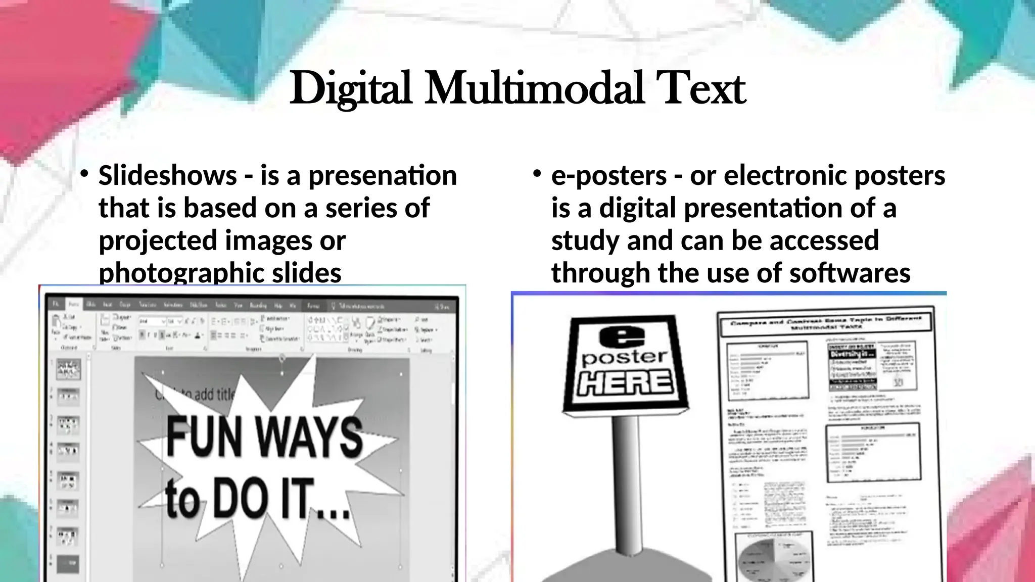 Compare and Contrast Same Topic in Different Multimodal Texts.pptx