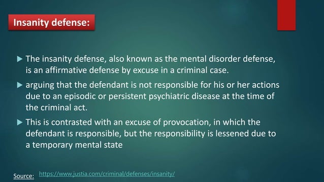 Compare and contrast the Mc Naughtan rule with the Durham rule | PPT