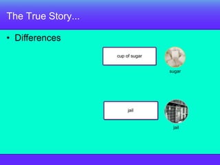 Compare and contrast the three little pigs and the true sto | PPTX