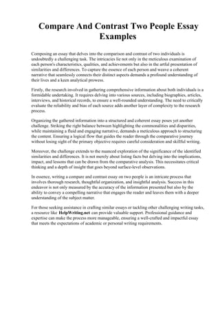 Compare And Contrast Two People Essay Examples.pdf