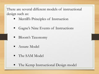 Compare and Contrast ADDIE to Dick and Carey | PPT