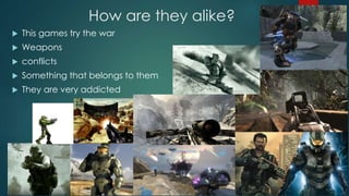 Compare and contrast videogames | PPTX